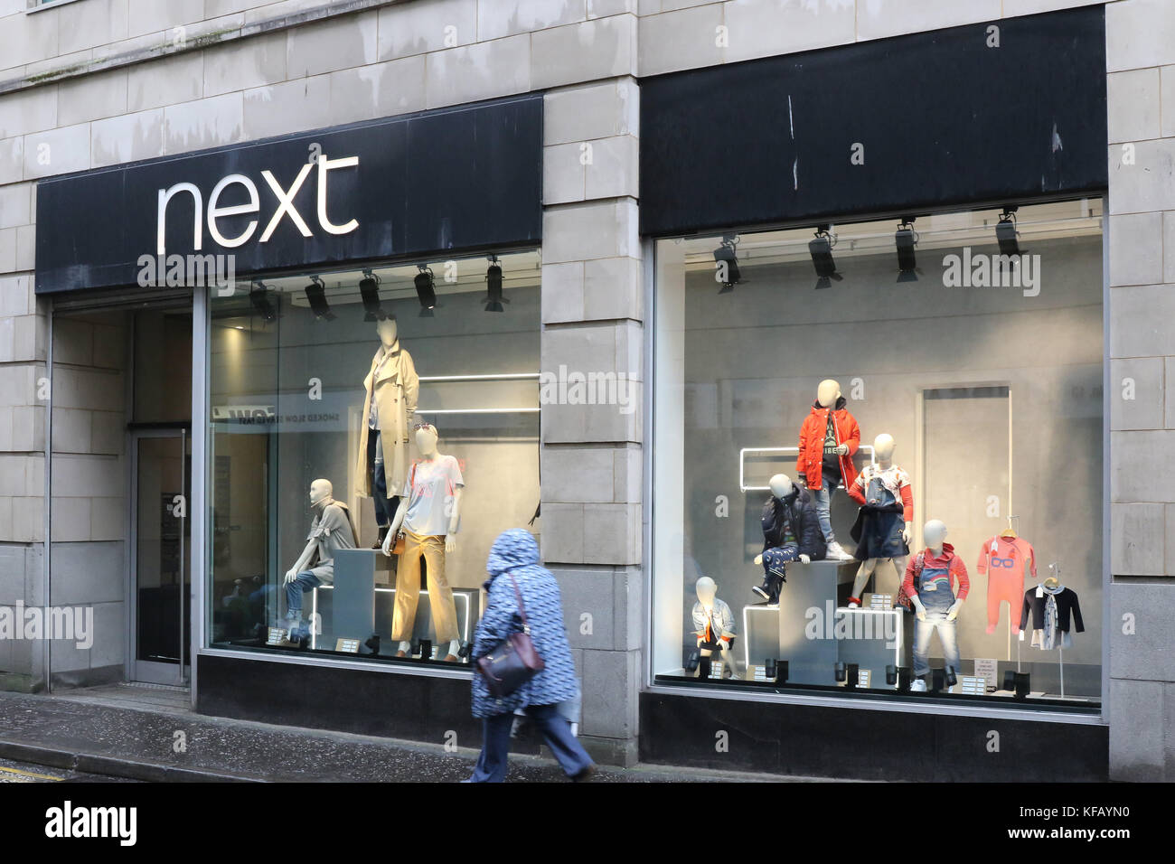 Next store (back entrance) in Belfast Stock Photo - Alamy