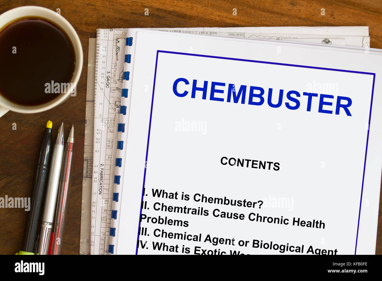 Chembuster - a gadget to control chemtrails chemical weapon Stock Photo ...