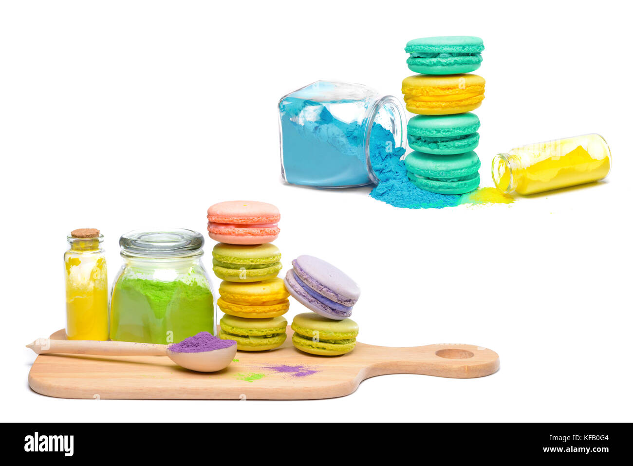 Colorful food paint Stock Photo - Alamy