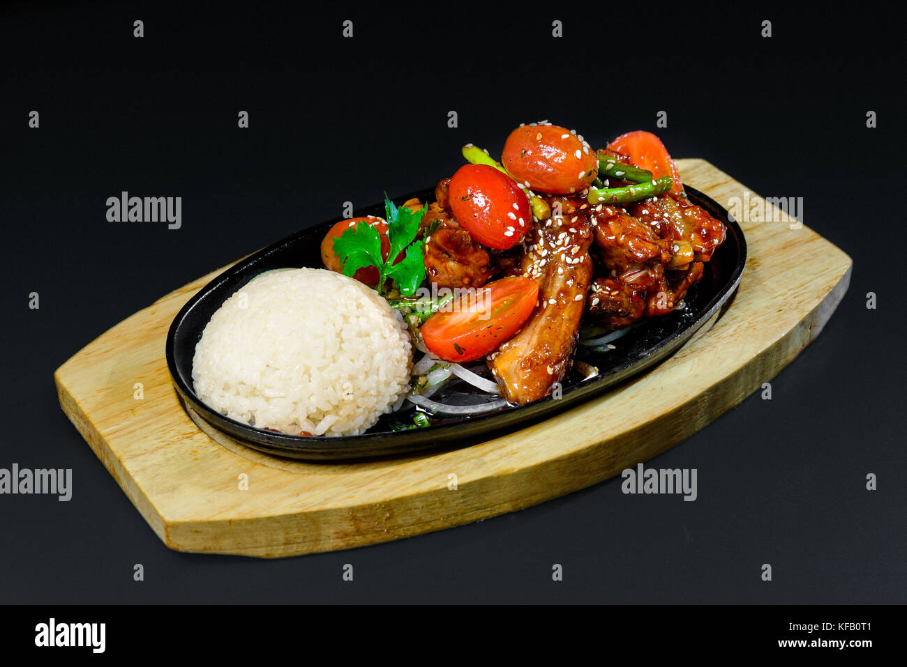 Rustic grilled beef steak hi-res stock photography and images - Alamy