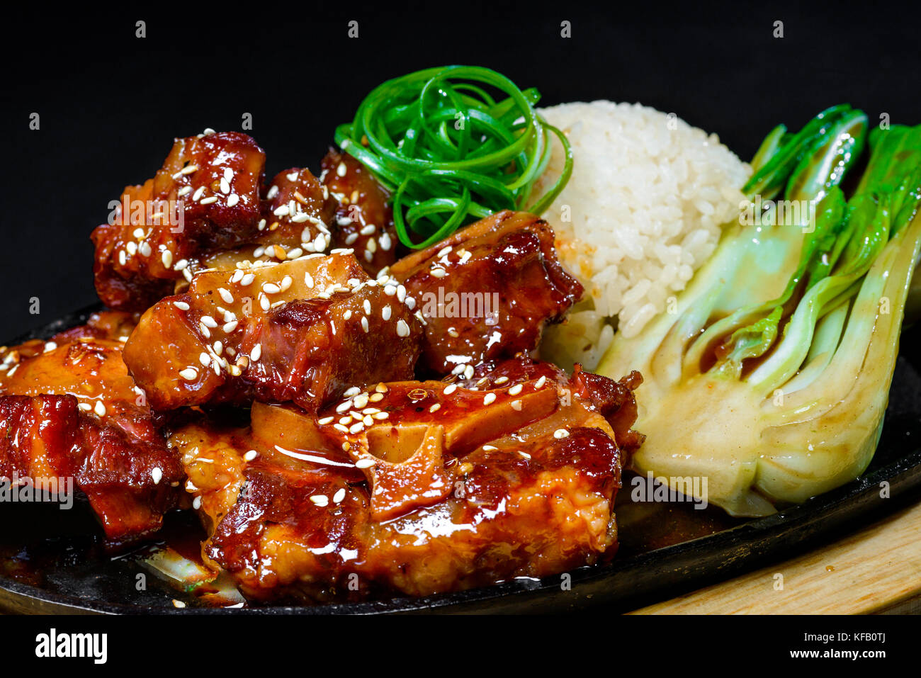 Rustic grilled beef steak hi-res stock photography and images - Alamy