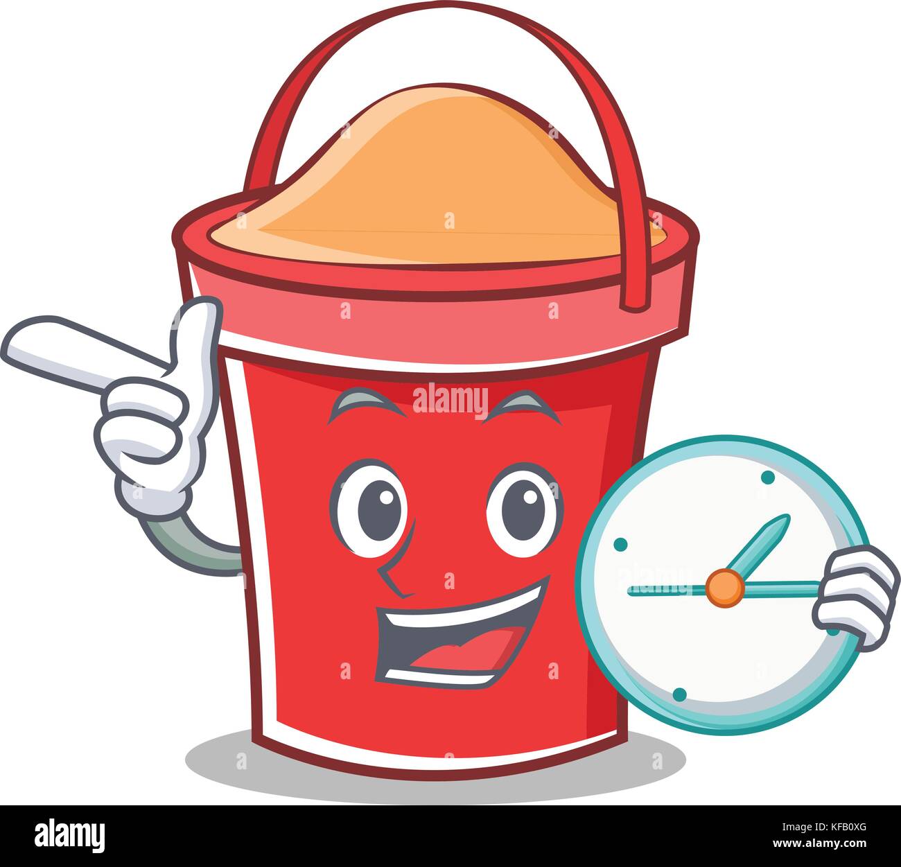 Baby, clock face Stock Vector Images - Alamy