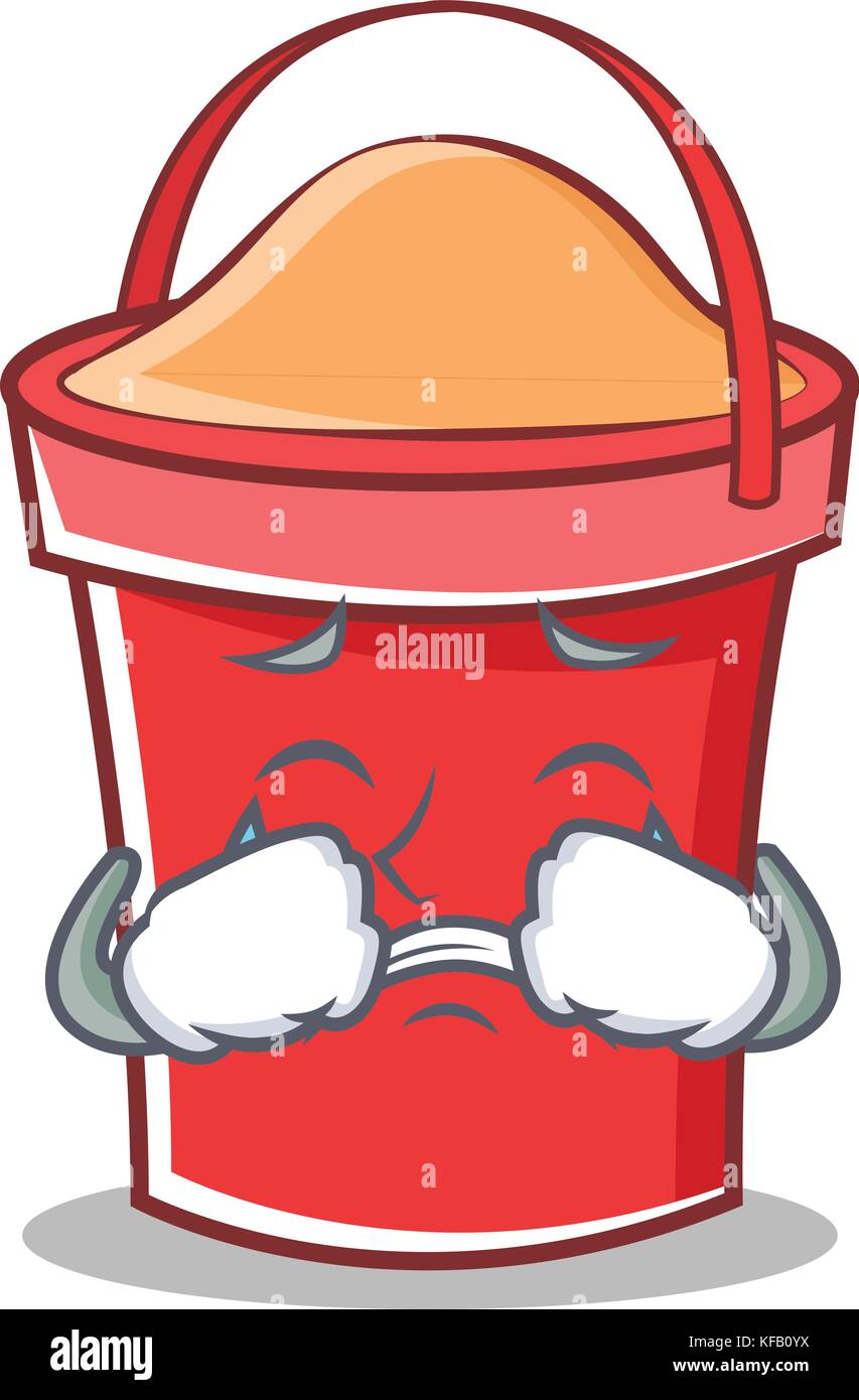 Crying bucket character cartoon style Stock Vector Image & Art - Alamy