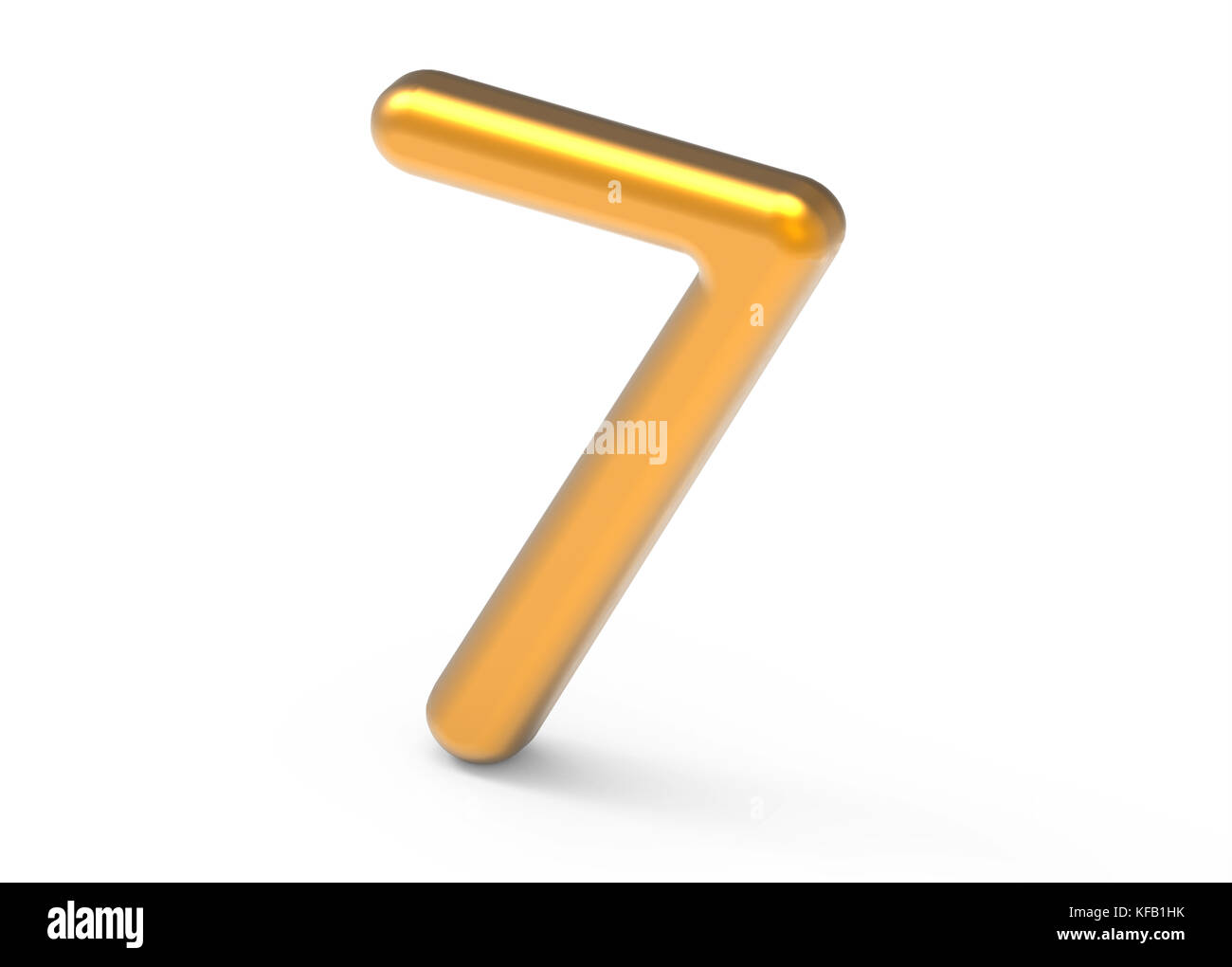 Plastic number 7 Cut Out Stock Images & Pictures - Alamy