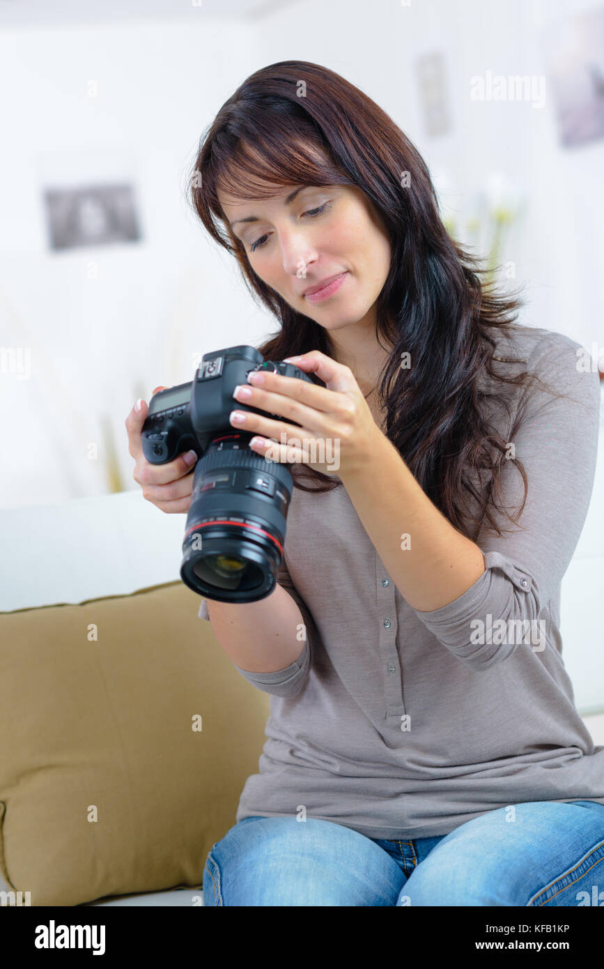 Female photographer looking images hi-res stock photography and images ...