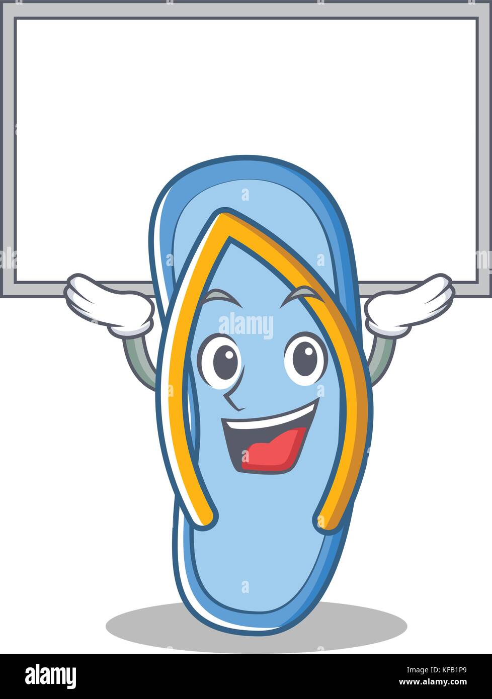 Up board flip flops character cartoon Stock Vector Image & Art - Alamy