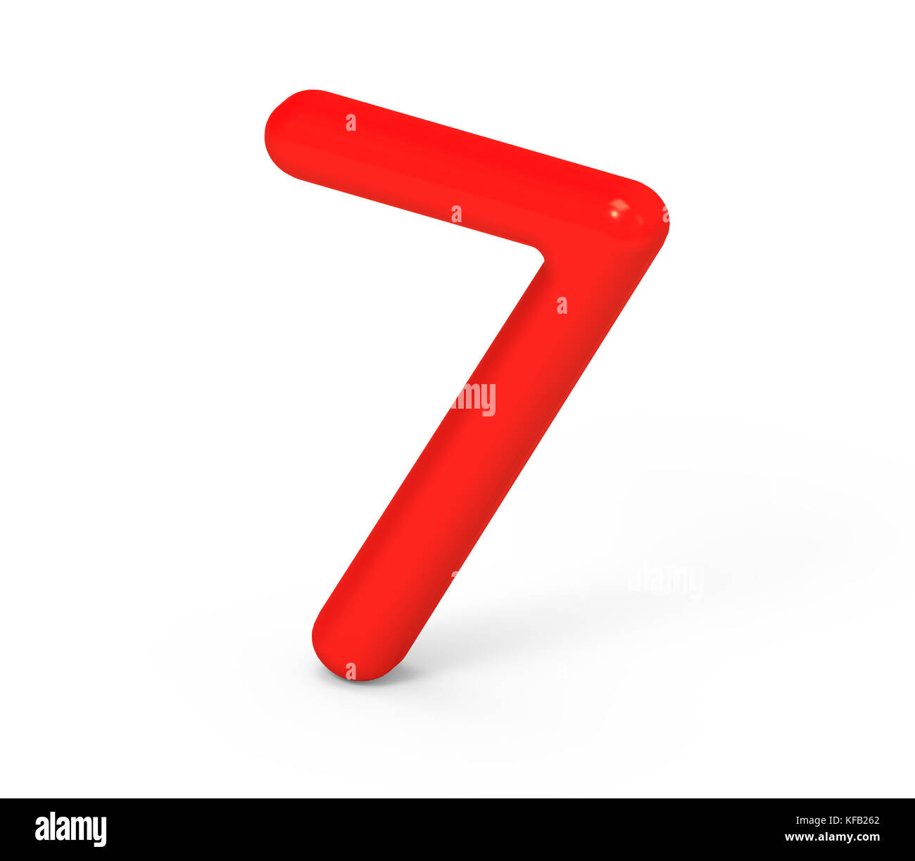 Plastic number 7 hi-res stock photography and images - Alamy
