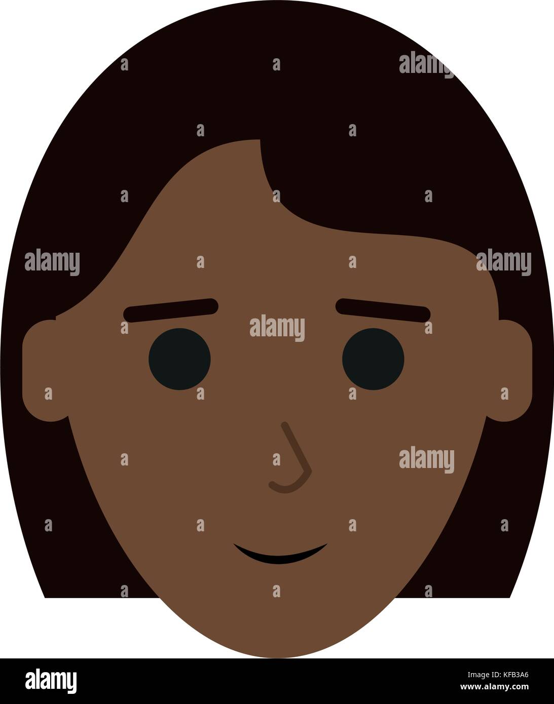 Woman female model dark Stock Vector Images - Alamy