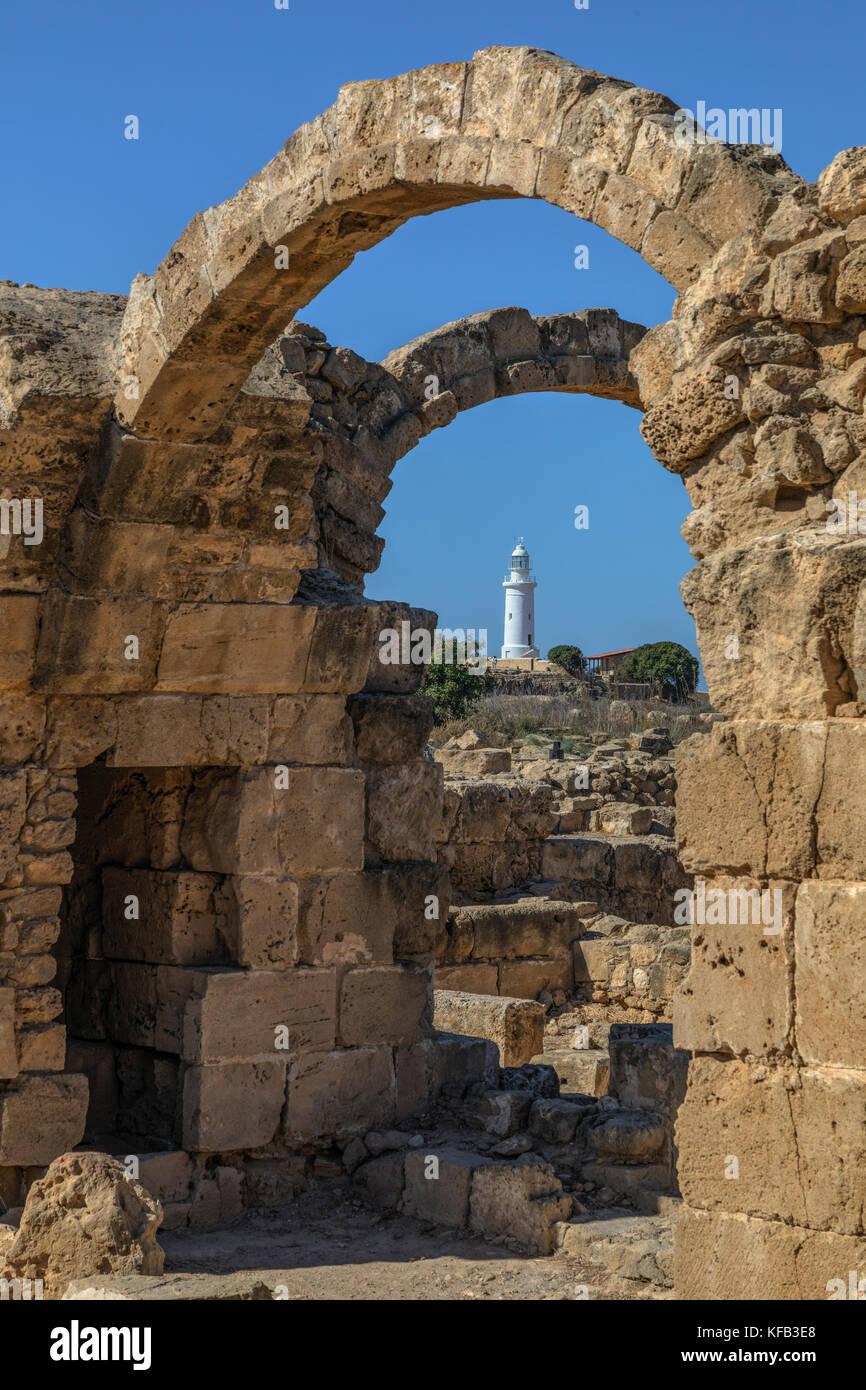Paphos Archaeological Park, Paphos, Cyprus Stock Photo - Alamy