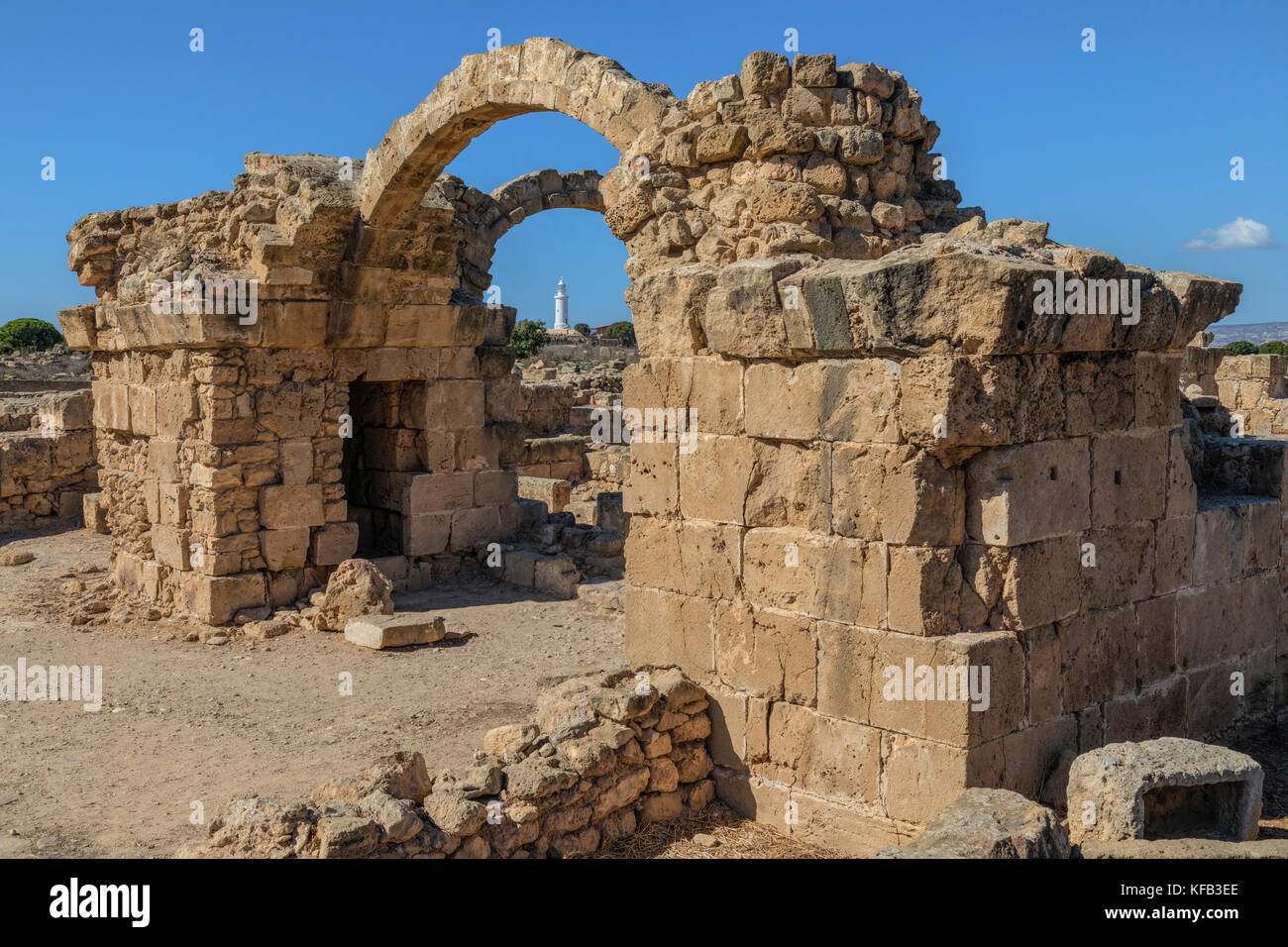 Paphos Archaeological Park, Paphos, Cyprus Stock Photo - Alamy