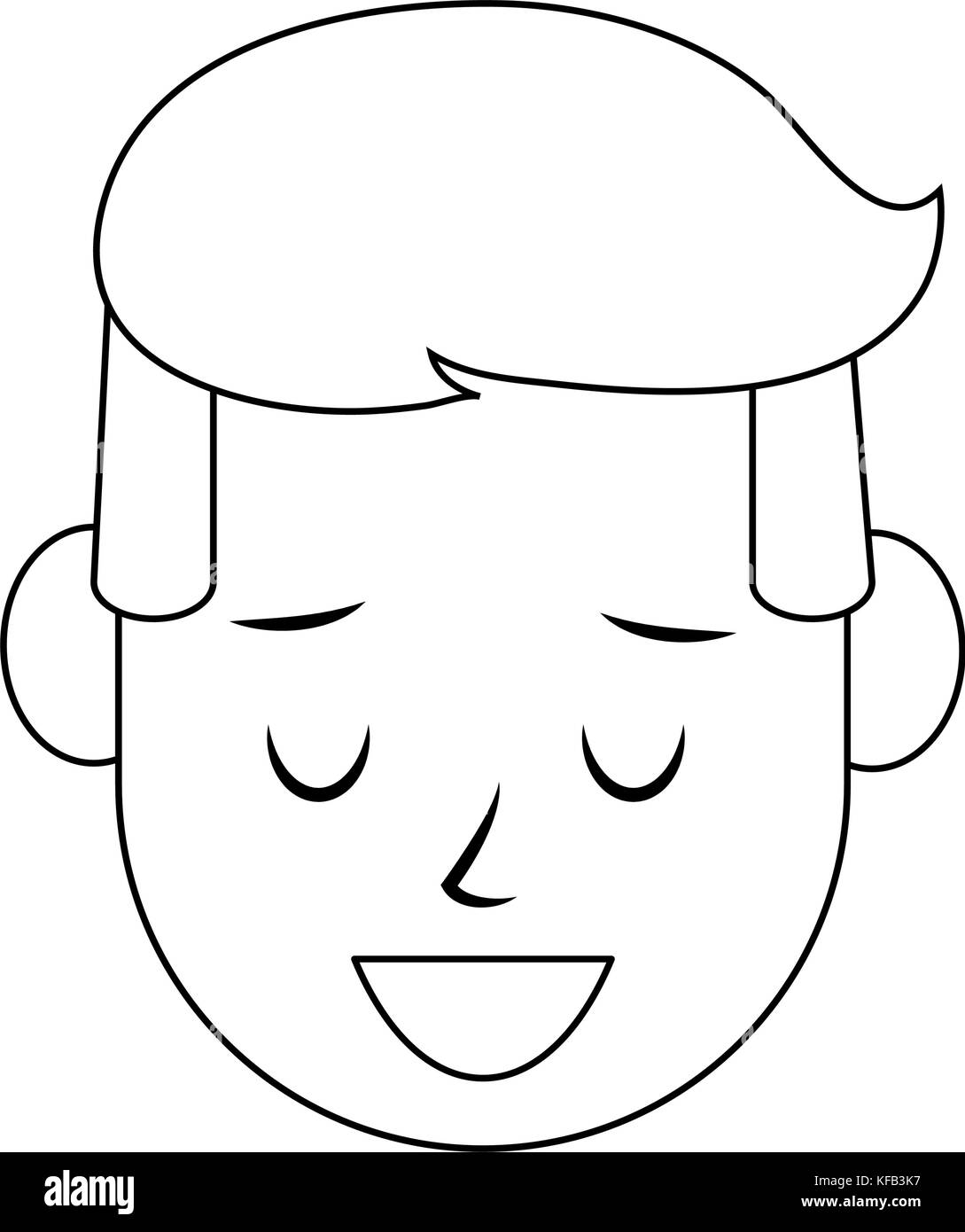man happy relaxed icon image Stock Vector Image & Art - Alamy