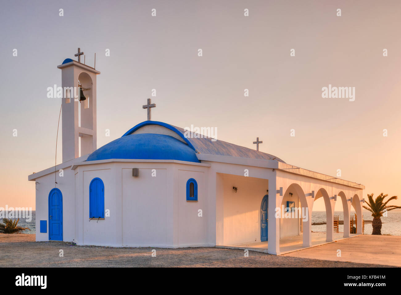 Ayia Thekla Cave Chapel, Sotira, Agia Napa, Cyprus Stock Photo - Alamy