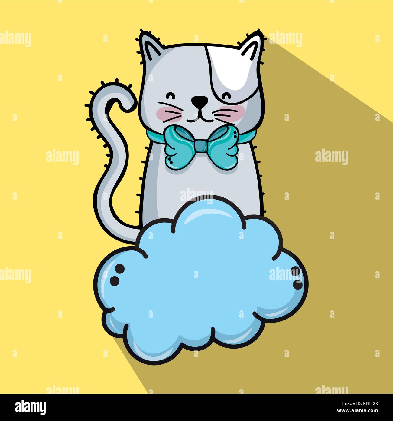 Patch cat Stock Vector Images - Alamy