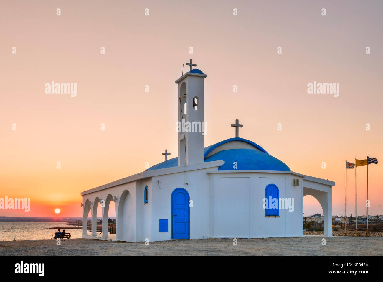 Ayia Thekla Cave Chapel, Sotira, Agia Napa, Cyprus Stock Photo - Alamy