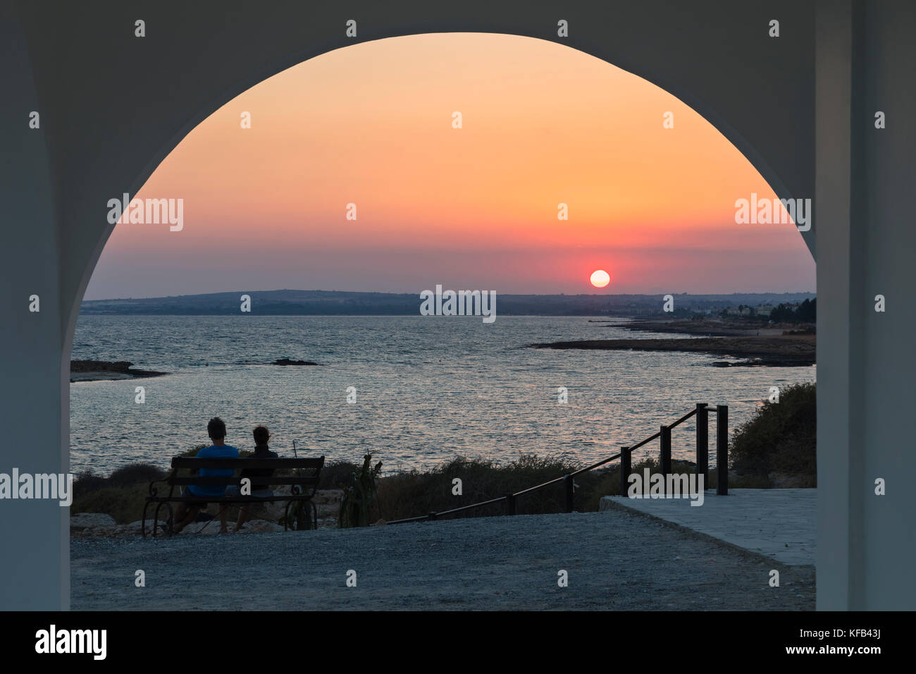 Ayia Thekla Cave Chapel, Sotira, Agia Napa, Cyprus Stock Photo - Alamy