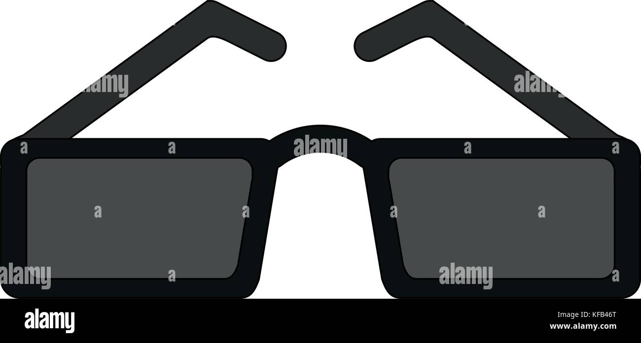 sunglasses with square frame icon image Stock Vector Image & Art - Alamy