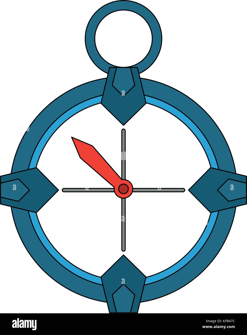 compass navigation icon image Stock Vector Image & Art - Alamy