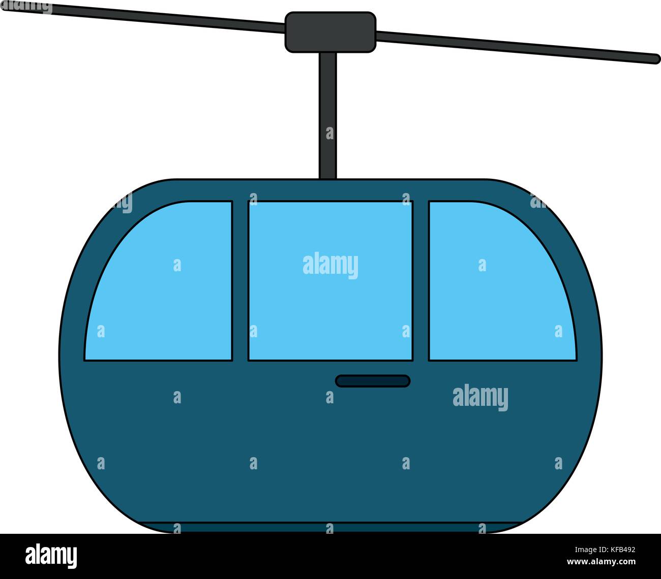 Funicular view Stock Vector Images - Alamy