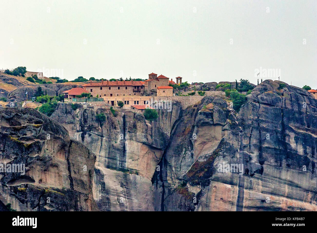 Monastery of the Holy Trinity in Meteora, Greece Stock Photo - Alamy