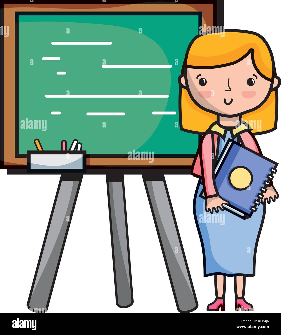 teacher teaching class lesson in the backcoard Stock Vector Image & Art ...