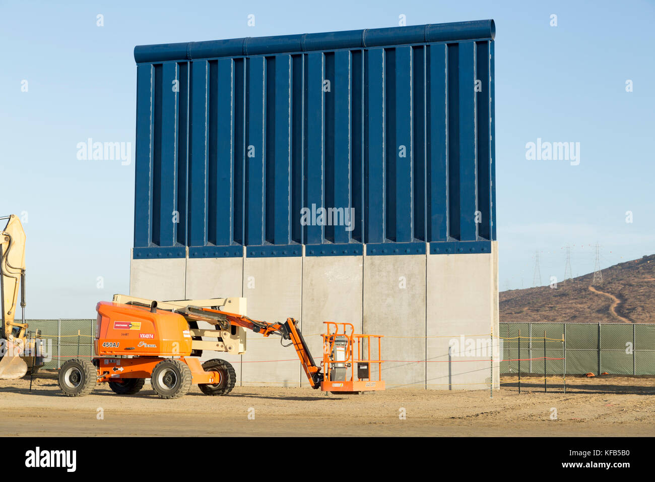 Border Wall Prototypes Stock Photo - Alamy