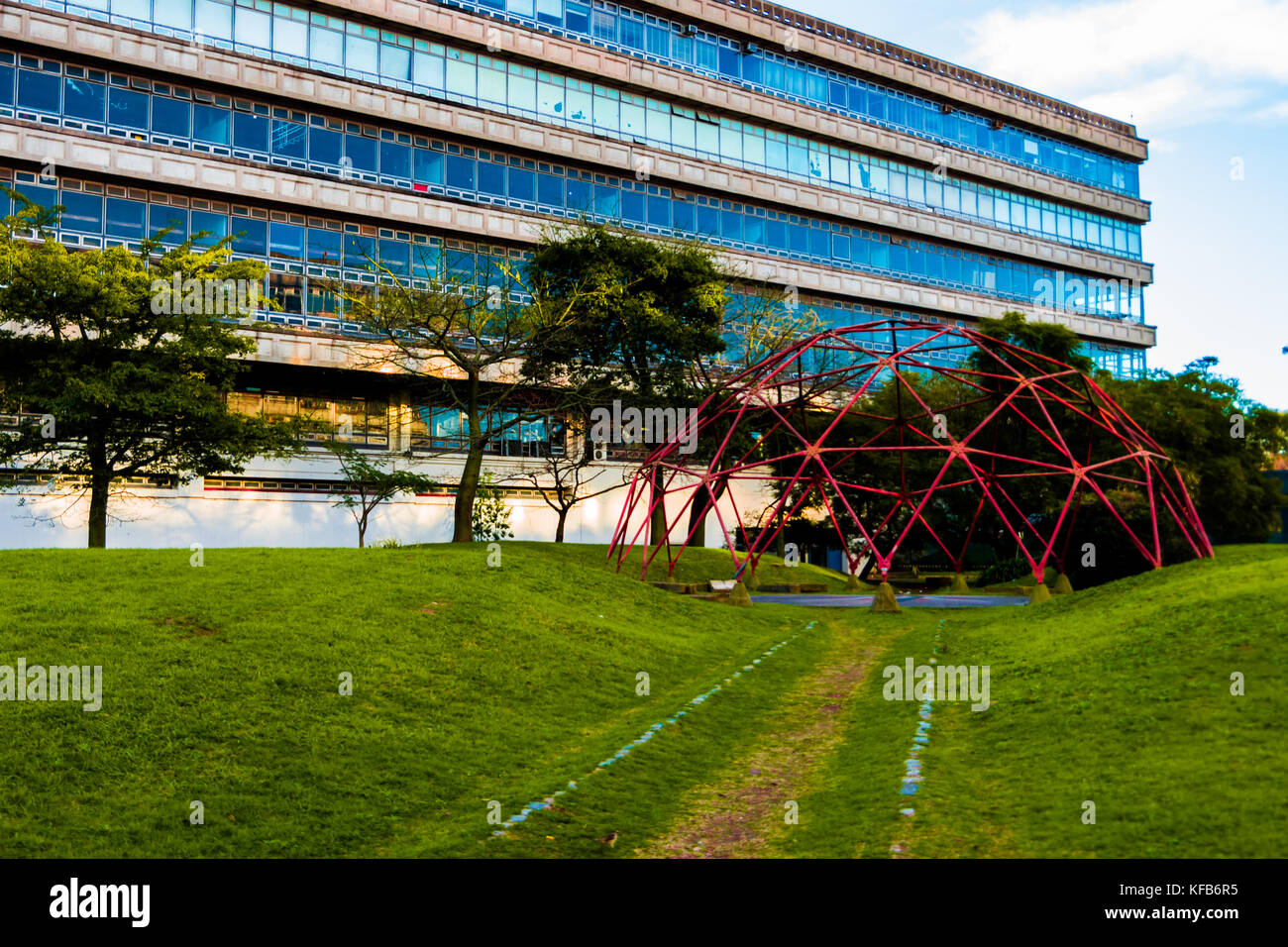 The park of an university Stock Photo - Alamy