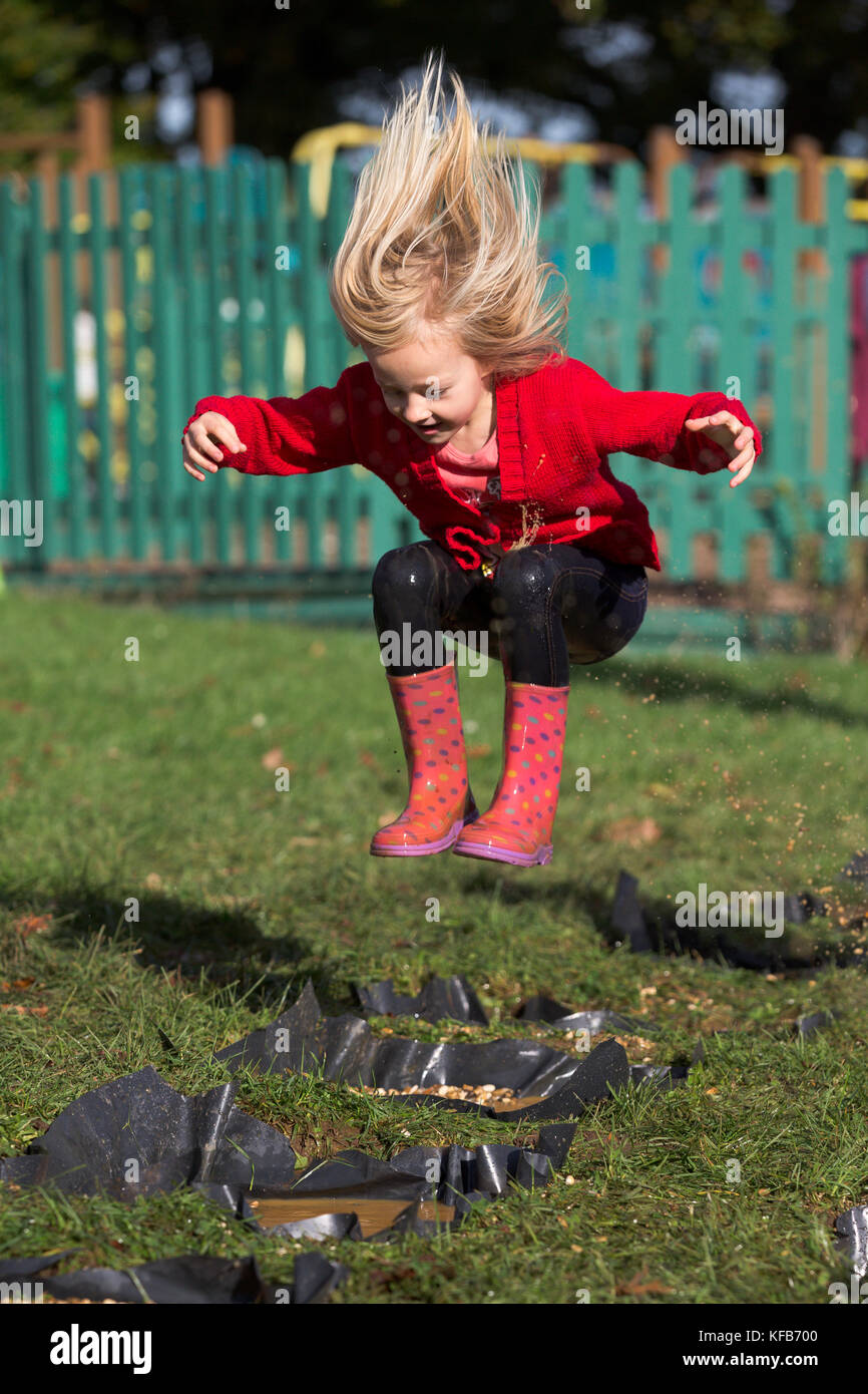 The World Puddle Jumping Championships at Wicksteed Park in ...