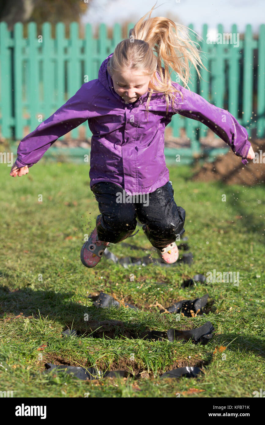 The World Puddle Jumping Championships at Wicksteed Park in ...