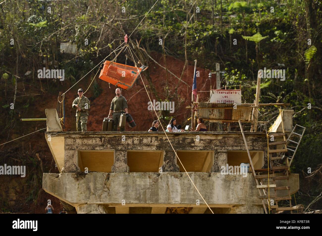 U.S. Department of Homeland Security officers deliver emergency ...