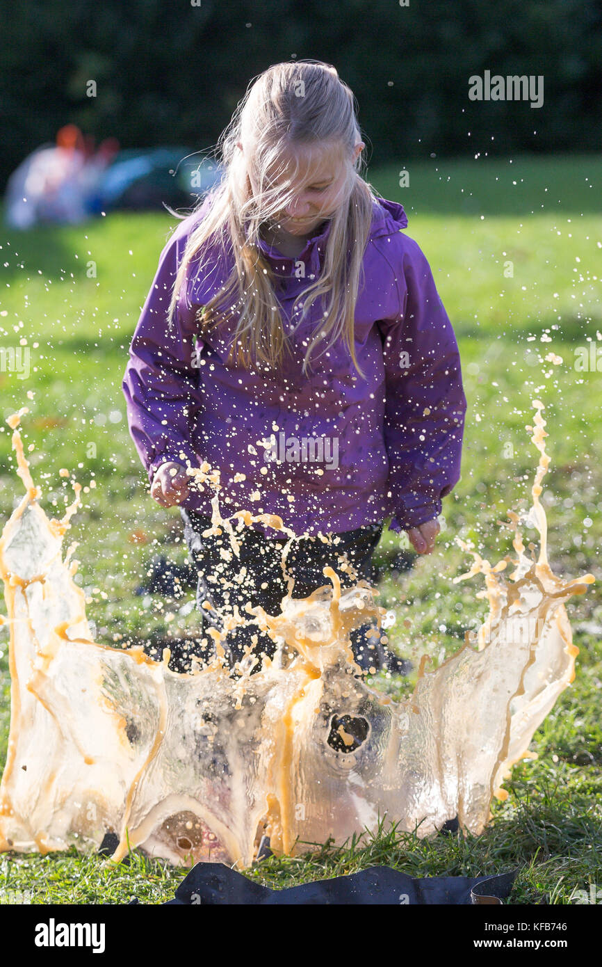 The World Puddle Jumping Championships at Wicksteed Park in ...