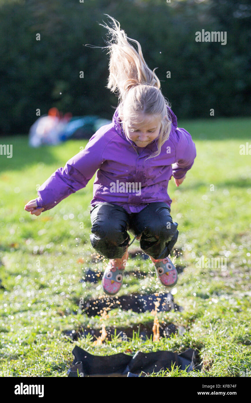 The World Puddle Jumping Championships at Wicksteed Park in ...