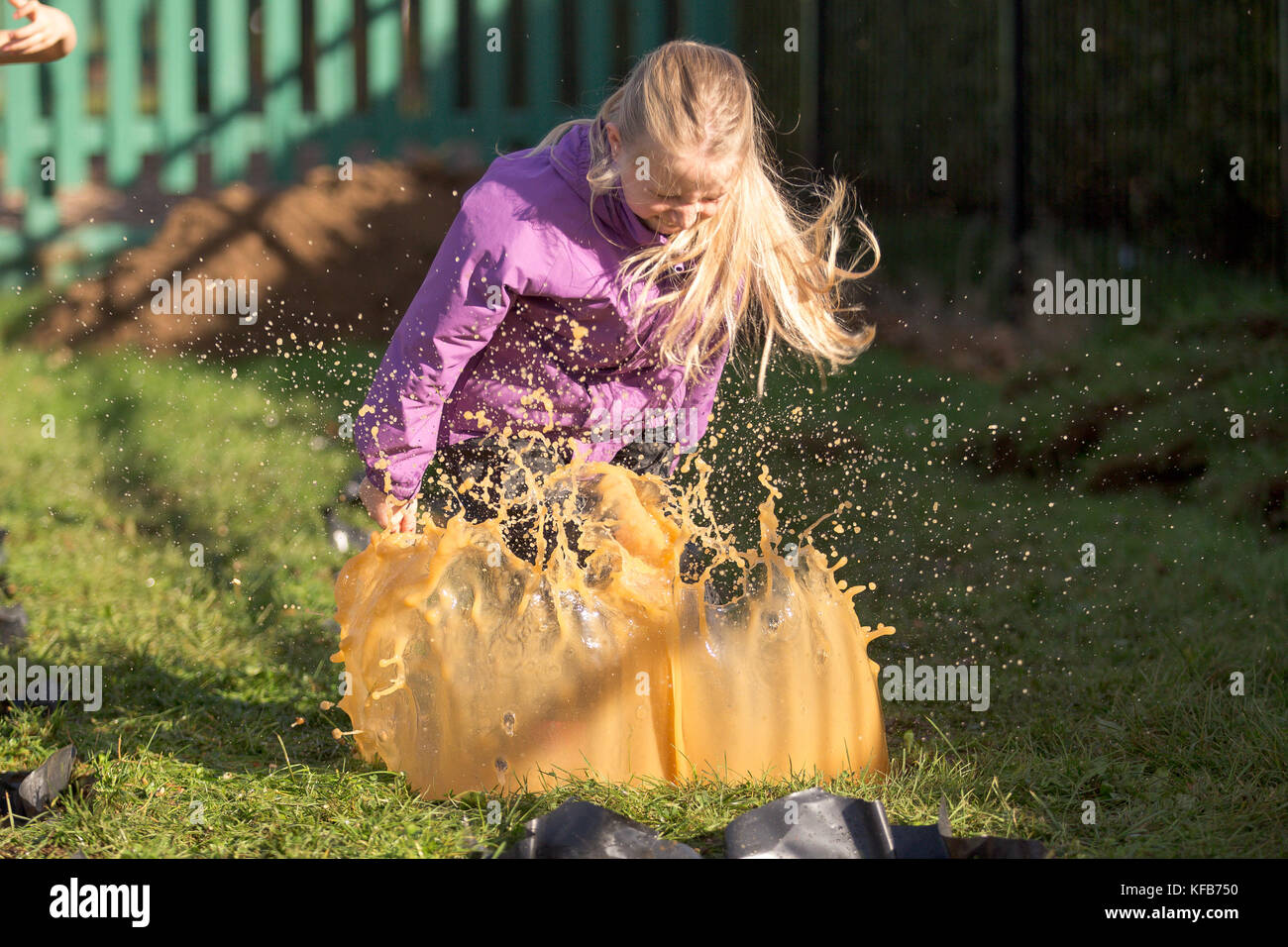 The World Puddle Jumping Championships at Wicksteed Park in ...