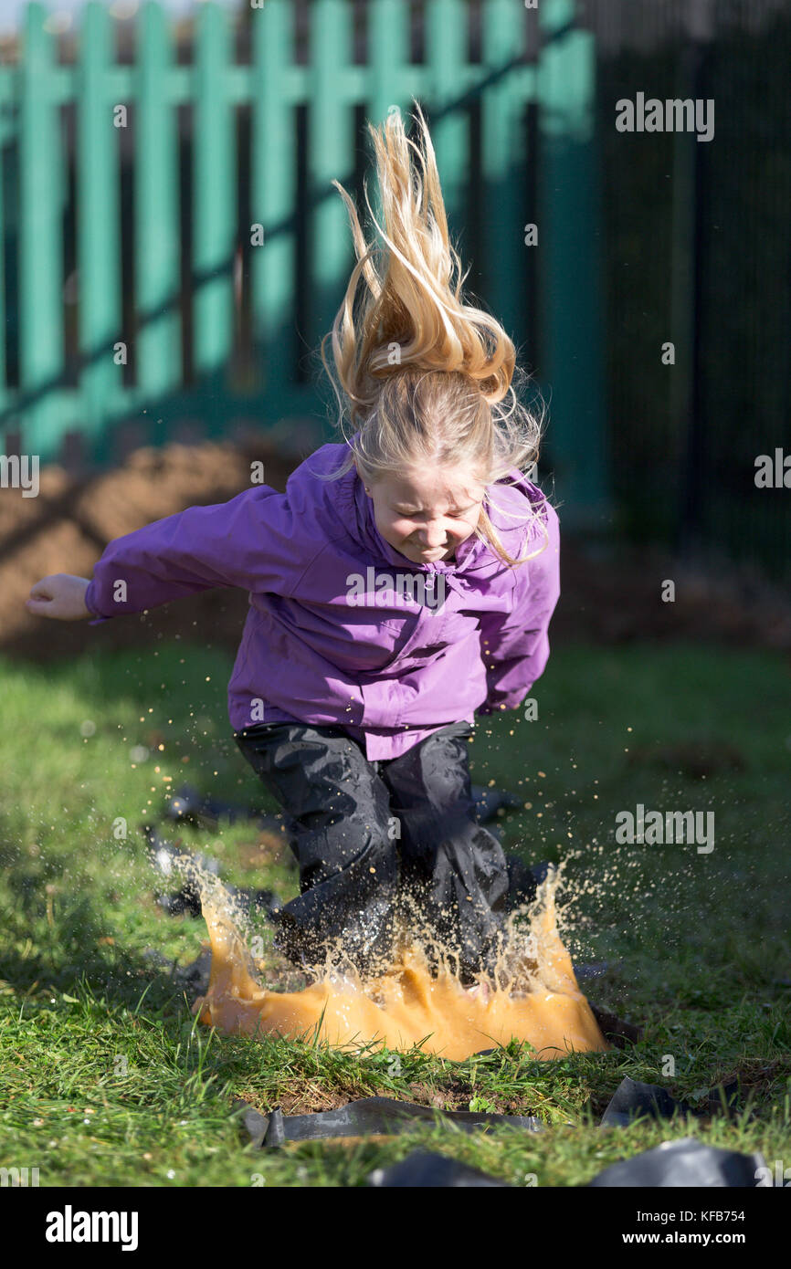 The World Puddle Jumping Championships at Wicksteed Park in ...