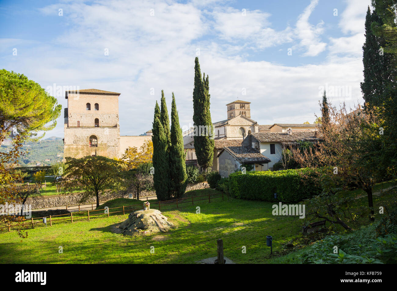 Farfa monastery hi-res stock photography and images - Alamy