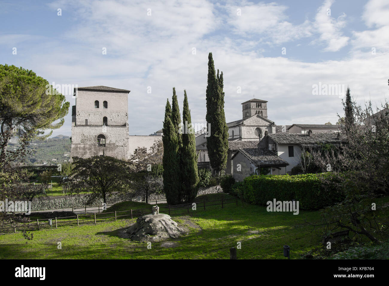 Farfa monastery hi-res stock photography and images - Alamy