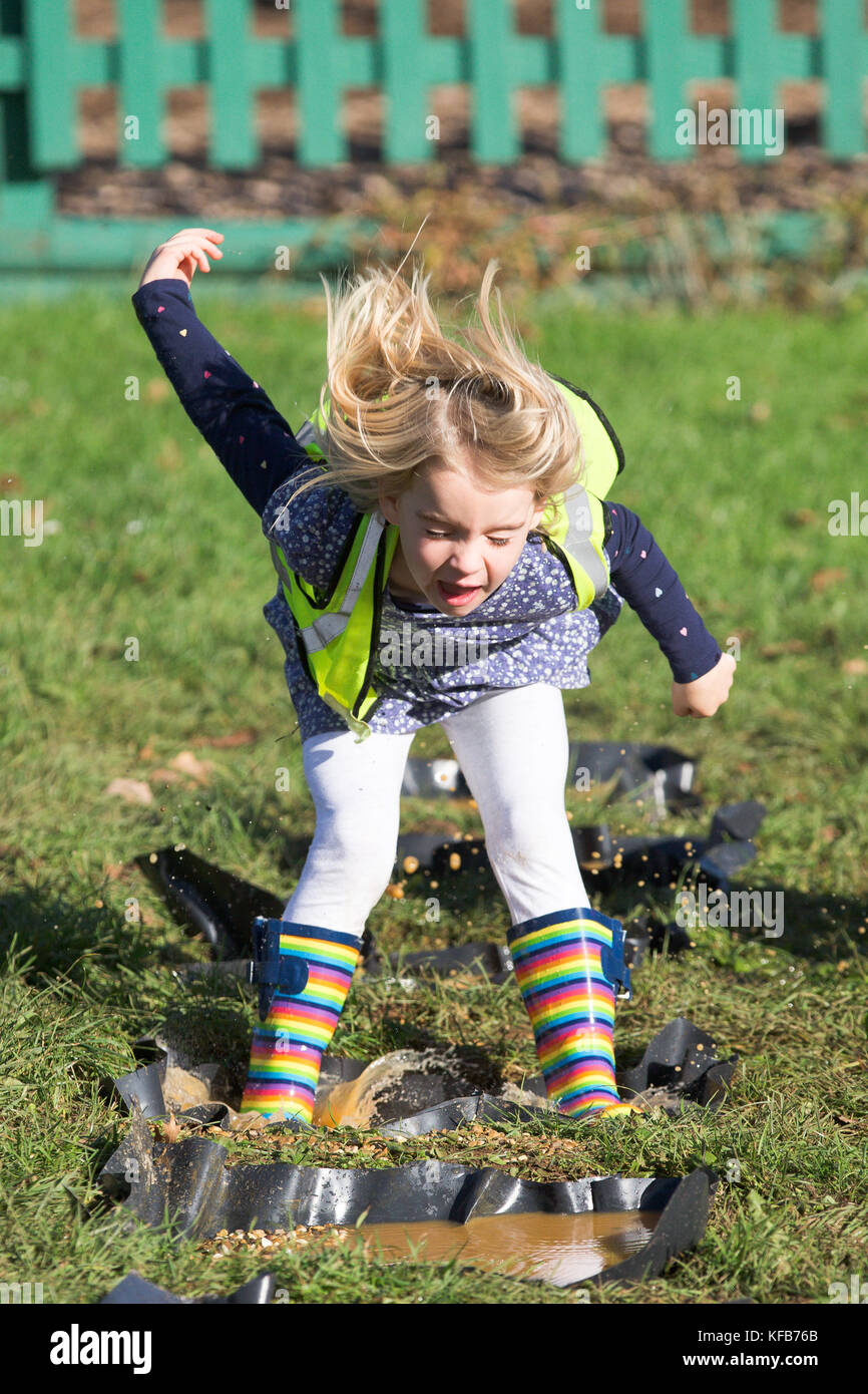 The World Puddle Jumping Championships at Wicksteed Park in ...