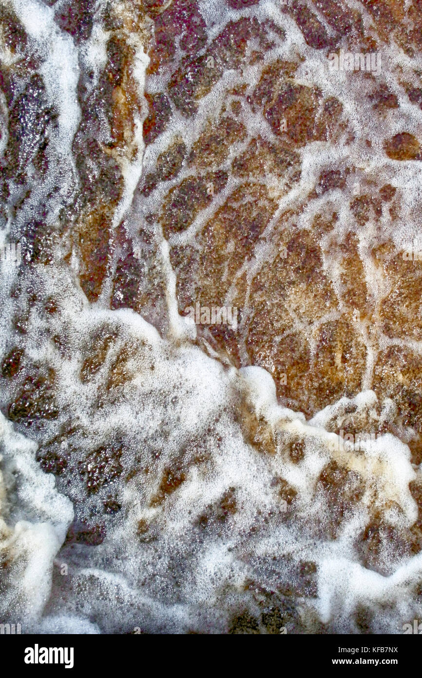 river splashes background, reddish spring water full of energy Stock ...