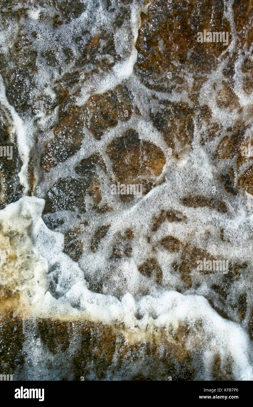 river splashes background, reddish spring water full of energy Stock ...