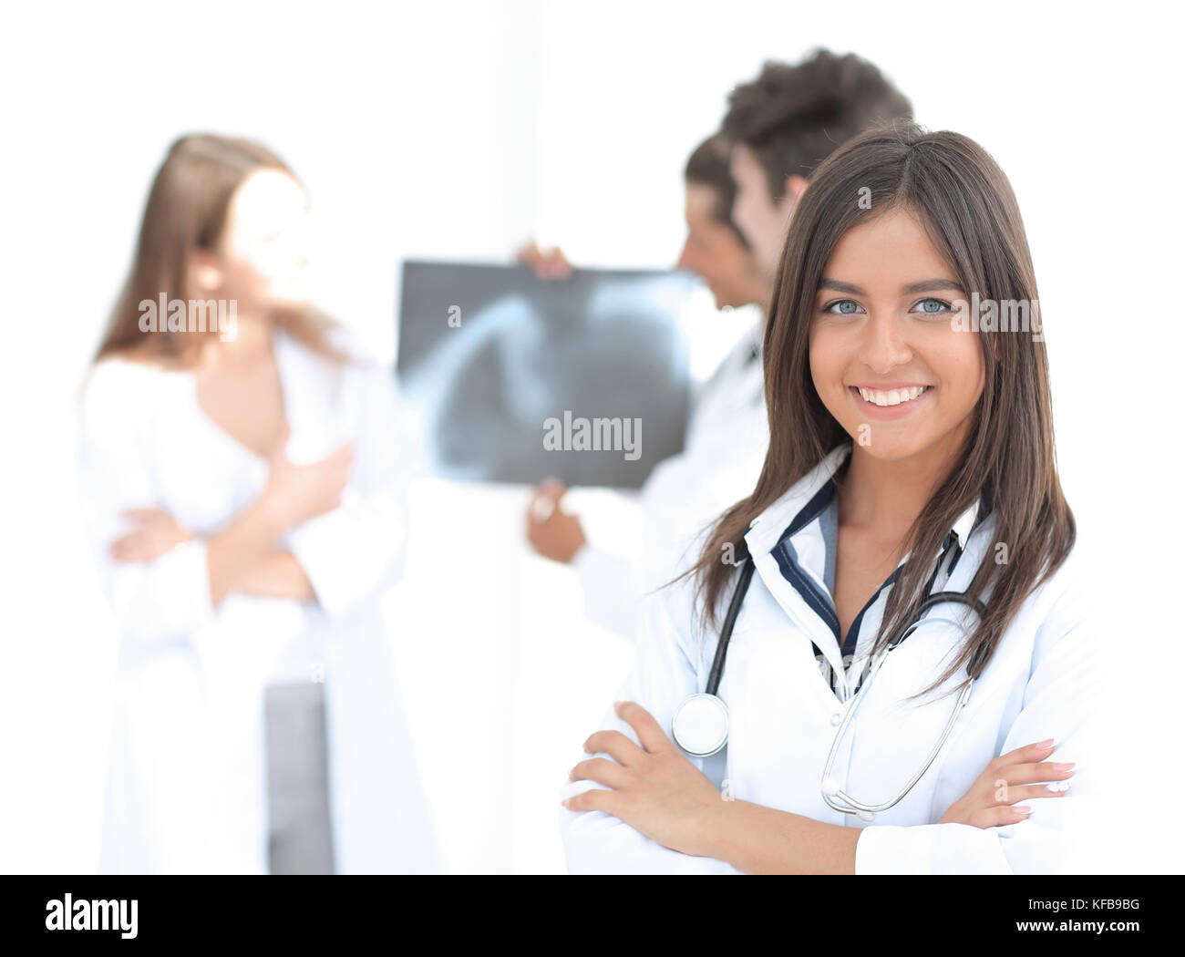 closeup.successful woman doctor Stock Photo - Alamy