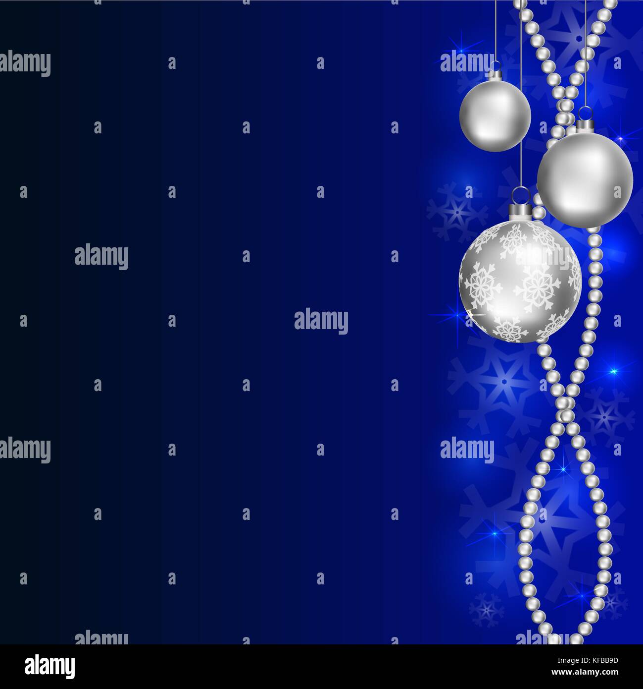 Blue Christmas background Stock Vector Image & Art - Alamy