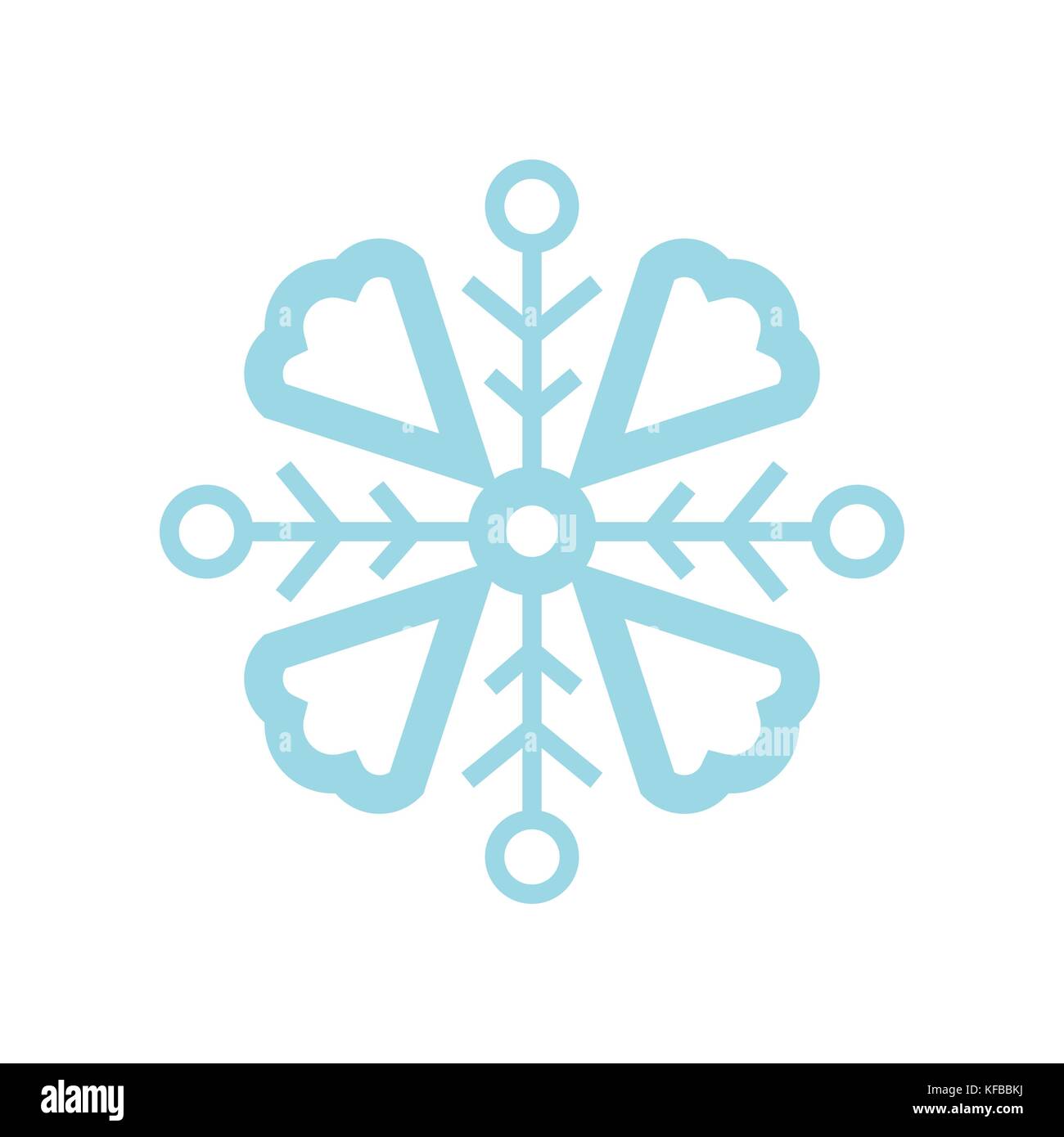 Snowflakeicon Stock Vector Images - Alamy