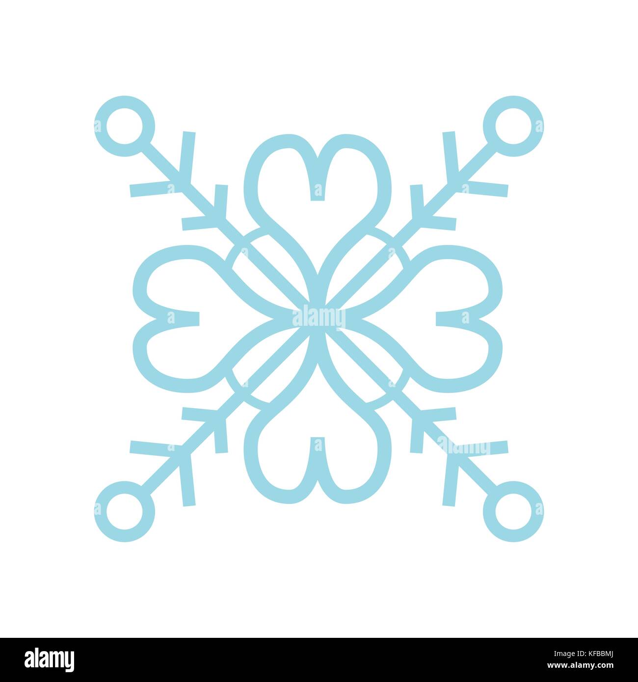 Snowflakeicon vector vectors hi-res stock photography and images - Alamy