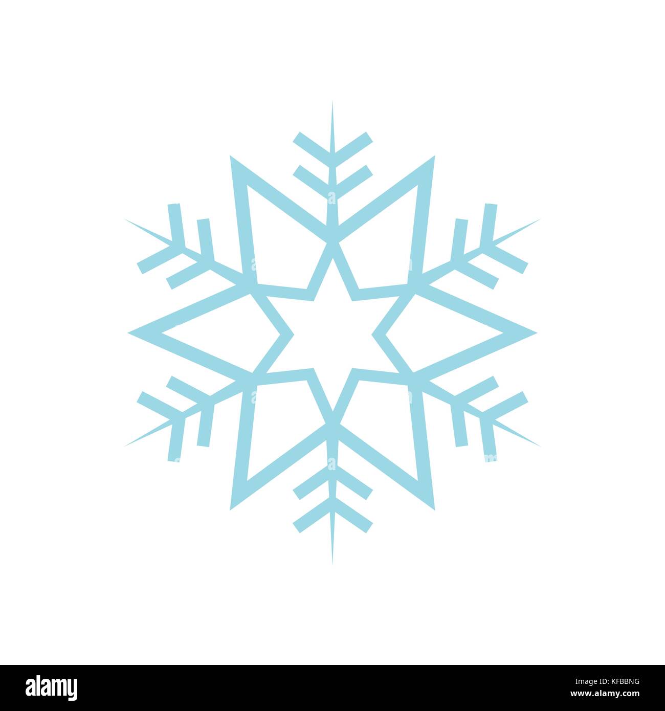 Snowflakeicon vector vectors hi-res stock photography and images - Alamy