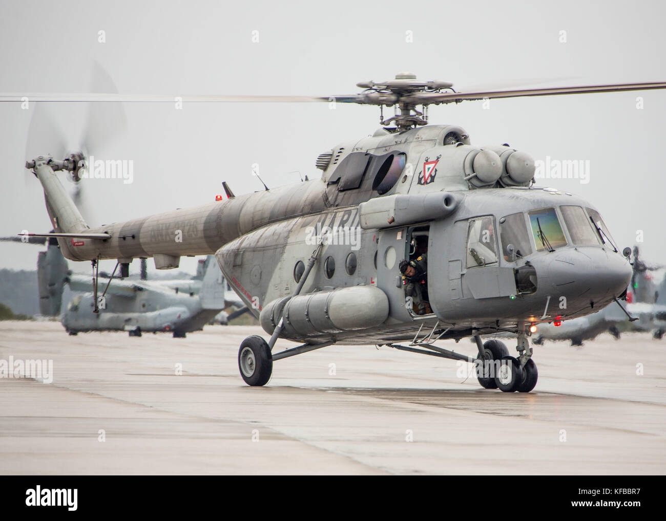 Mexican Navy Mi-17 Helicopter Stock Photo - Alamy