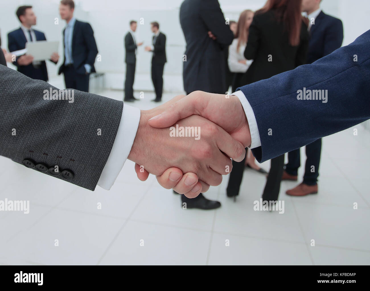 Handshake. Group of business people. Teamwork Stock Photo - Alamy