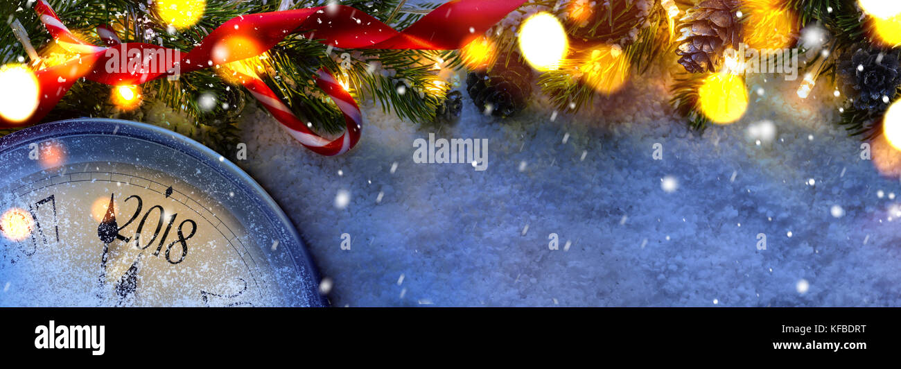 Countdown to midnight Stock Photo - Alamy