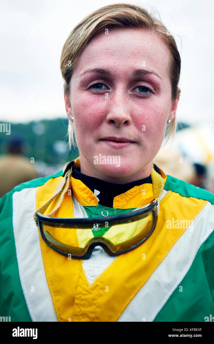 USA, Tennessee, Nashville, Iroquois Steeplechase, portrait of Irish ...