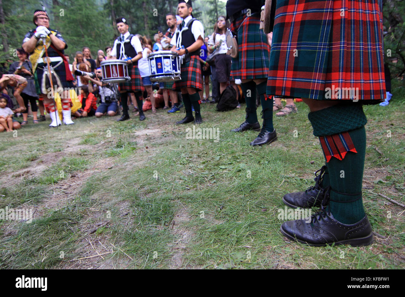 traditional scottish kilt Stock Photo - Alamy