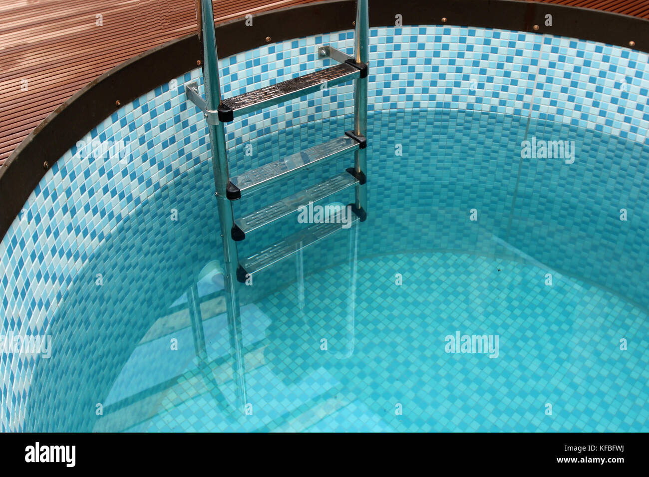 A small pool for cooling off after the sauna Stock Photo - Alamy