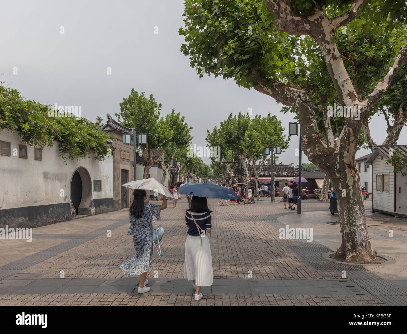 Suzhou, China -5 August 2017: water city of China (Venice of Asia), a ...